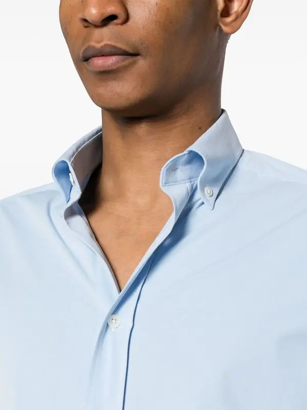 TRAIANO MILANO Long-sleeve Stretch Shirt