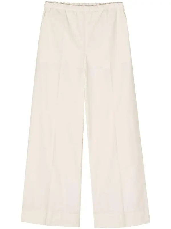 Moncler Elasticated-waist Wide-leg Trousers - Neutrals