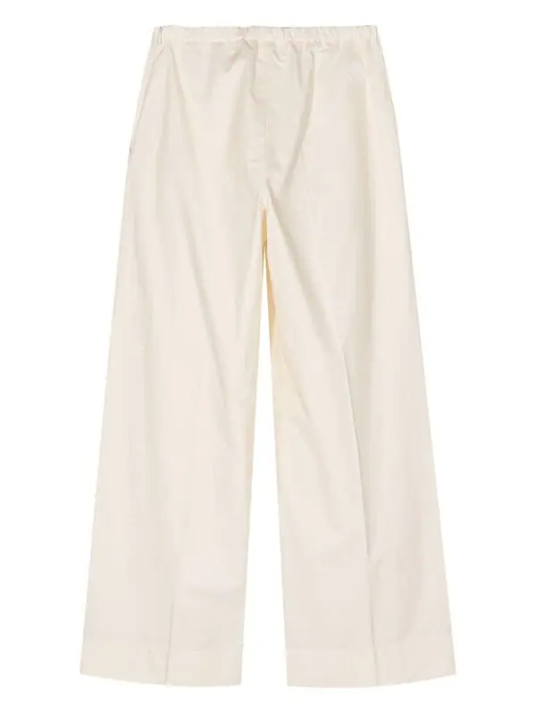 Moncler Elasticated-waist Wide-leg Trousers - Neutrals