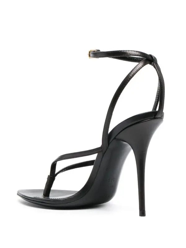 Saint Laurent 105mm Gippy Leather Sandals