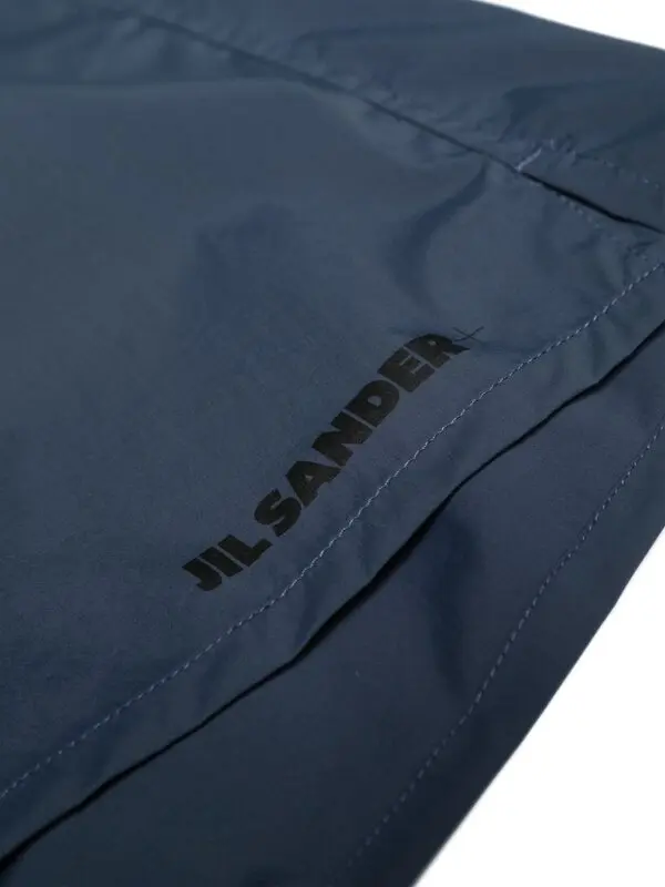 JIL SANDER Logo-print Swim Shorts - Blue