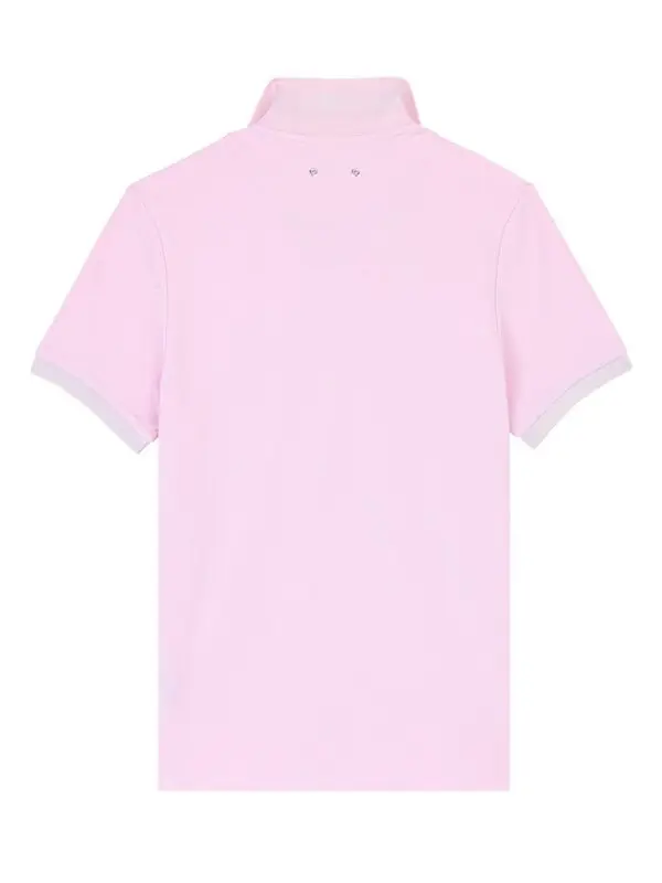 Vilebrequin Logo-embroidered Organic Cotton Polo Shirt - Pink