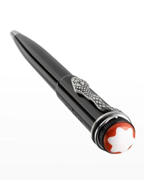 Montblanc Heritage Rouge Et Noir Collection Ball-point Pen - Black