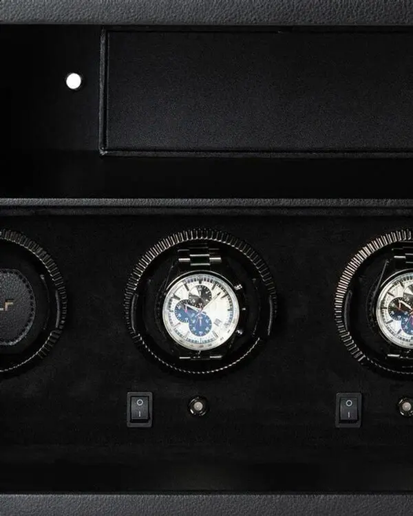 Wolf The Den 4-piece Watch Winder Safe