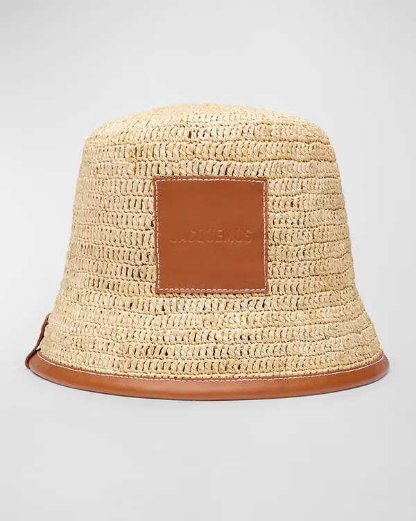 Jacquemus Le Bob Soli Bucket Hat - Light Brown