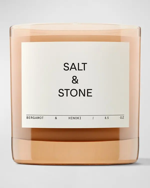SALT & STONE Bergamot & Hinoki Candle - One-color