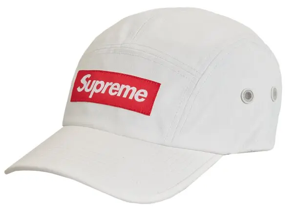 Supreme Coated Cordura Camp Cap - White