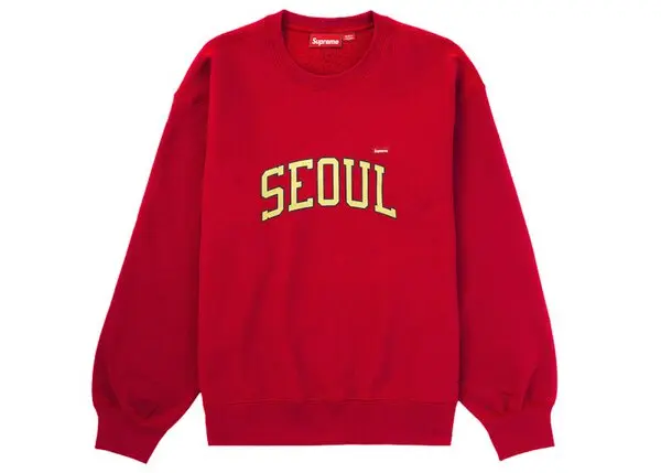 Supreme Seoul Shop Small Box Crewneck Sweatshirt