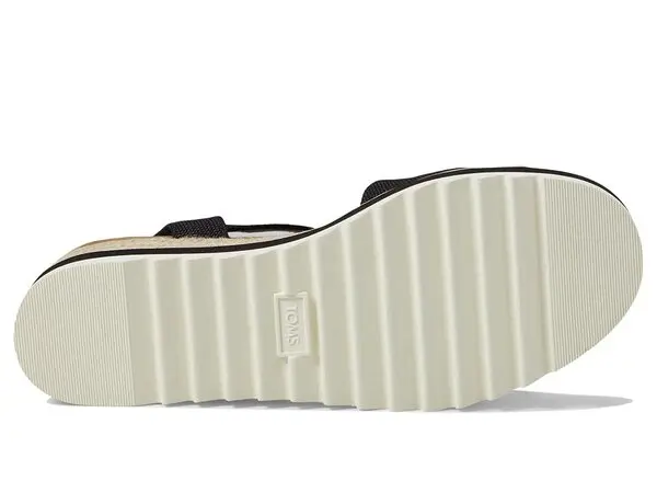 Toms Diana Platform Wedge Sandal - Black