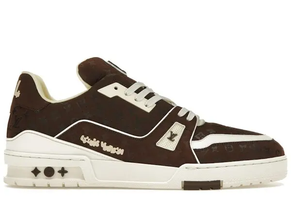 LOUIS VUITTON Trainer Sneaker - Mocha/white