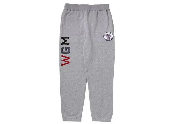A BATHING APE Busy Shark Sweatpants - Gray
