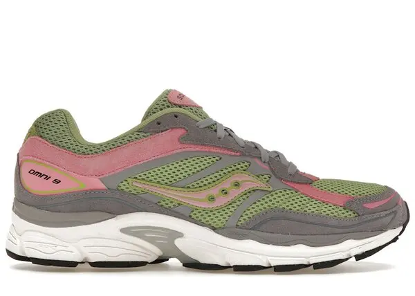 Saucony Progrid Omni Premium Sneakers - Grey/green