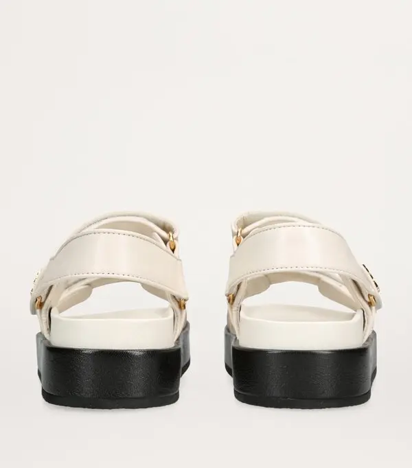 Tory Burch Leather Kira Sandals - White