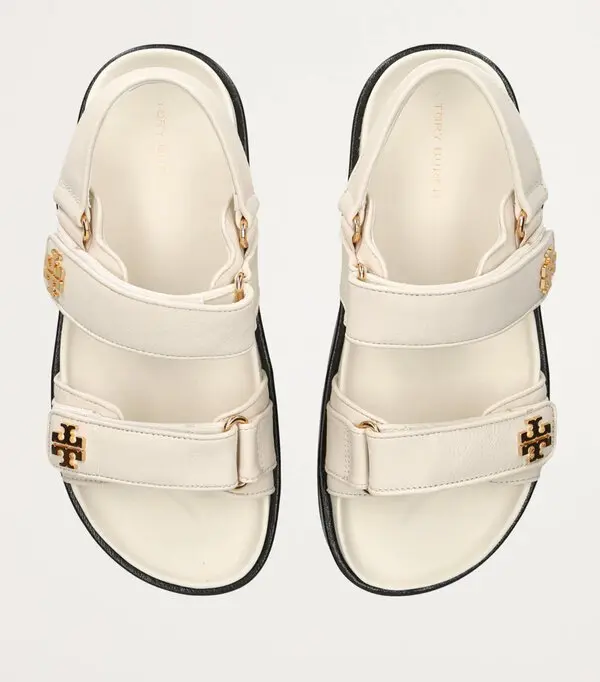 Tory Burch Leather Kira Sandals - White