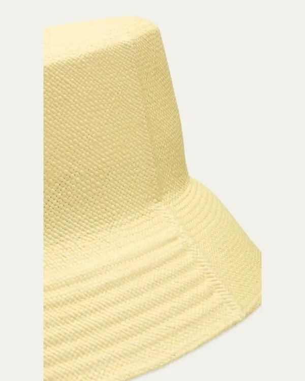BARBISIO Becky Straw Bucket Hat