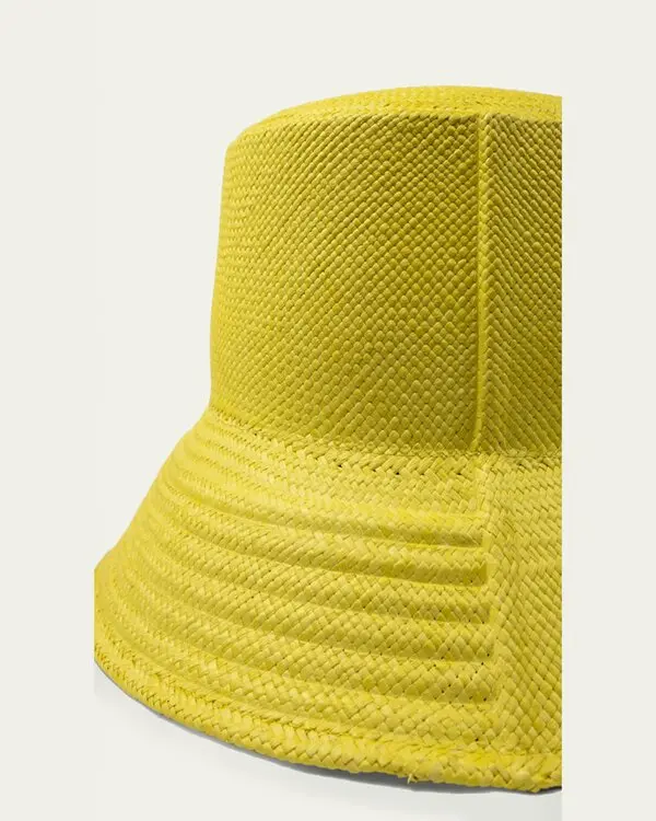 BARBISIO Becky Straw Bucket Hat