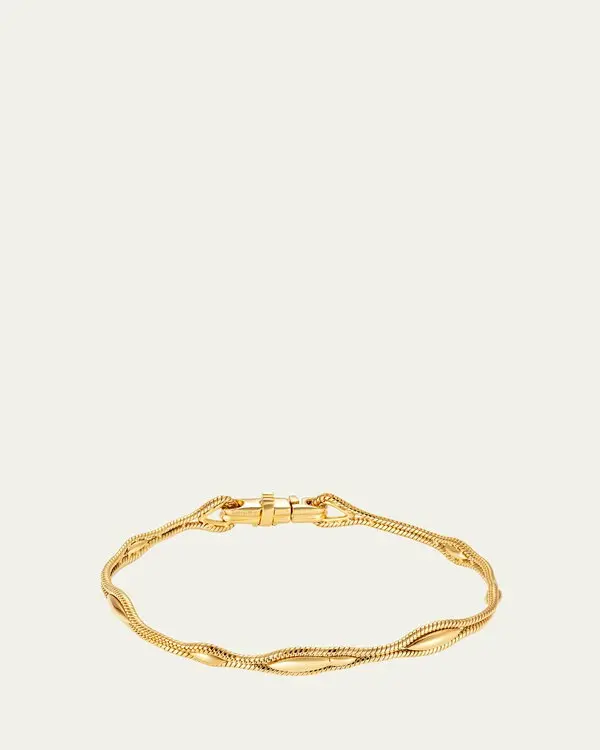 Fernando Jorge 18k Yellow Fluid Thick Bracelet
