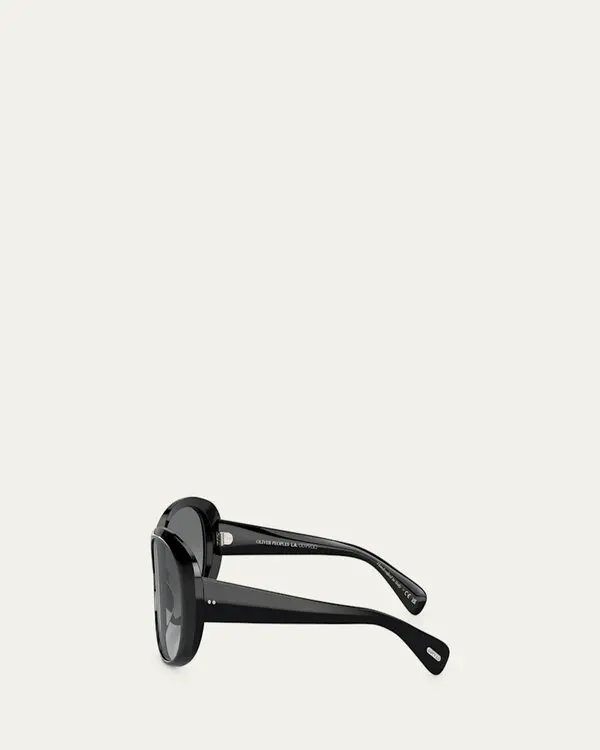 Oliver Spencer Maridan Round Sunglasses