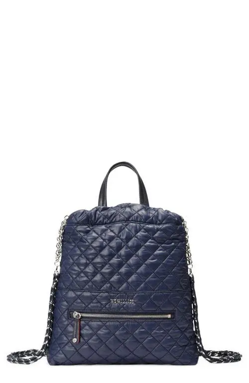 Mz Wallace Crosby Audrey Quilted Nylon Backpack - Dawn 