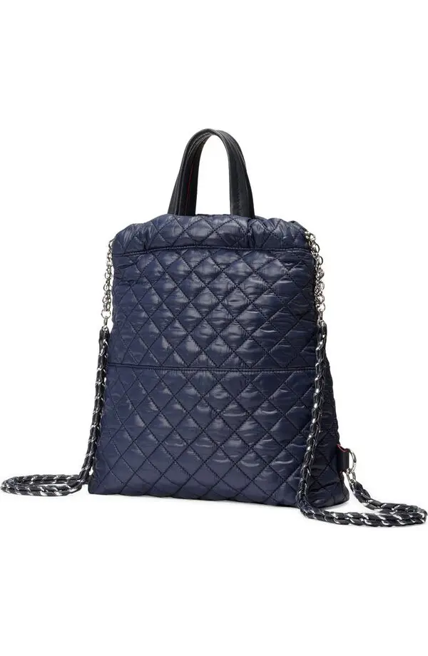 Mz Wallace Crosby Audrey Quilted Nylon Backpack - Dawn  display picture 1
