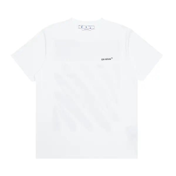 Off-White Wave Diag Slim Short-sleeve Tee /black