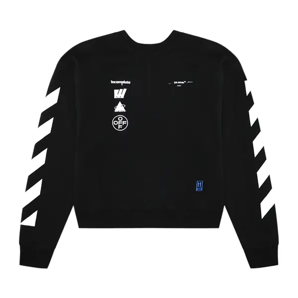 Off-White Diag Mariana De Silva Over Crewneck - Black