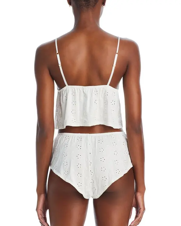 Honeydew Intimates Charli Lace Eyelet Shorts - White