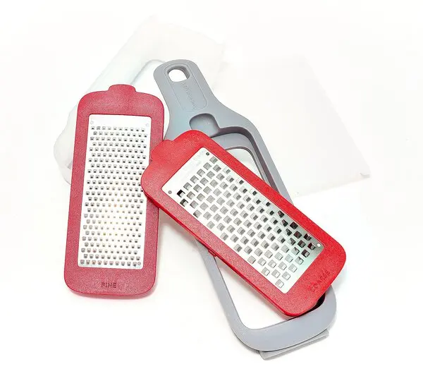 COOKING LIGHT Interchangeable Box Grater Set W/ Handle