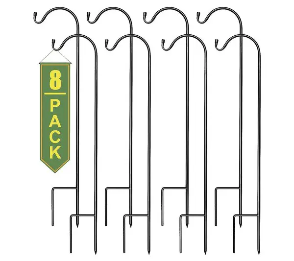 SORBUS Set Of 8 Extendable Garden Planter Stake - One-color