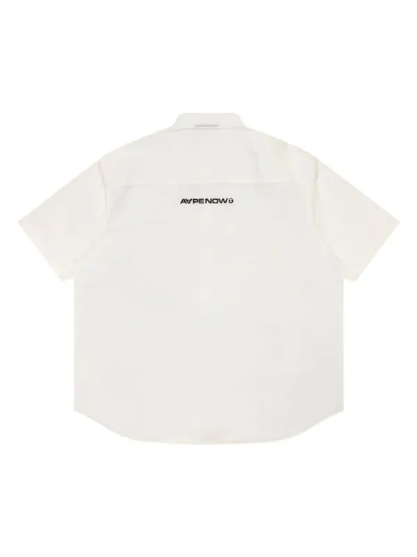 AAPE BY *A BATHING APE Logo-appliqué Cotton Shirt