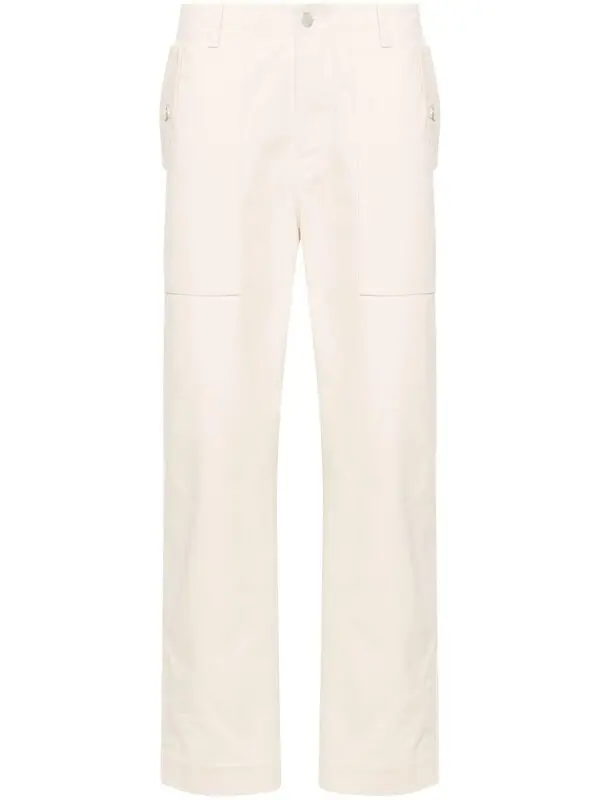 Maison Kitsuné Mid-rise Straight-leg Jeans - Neutrals