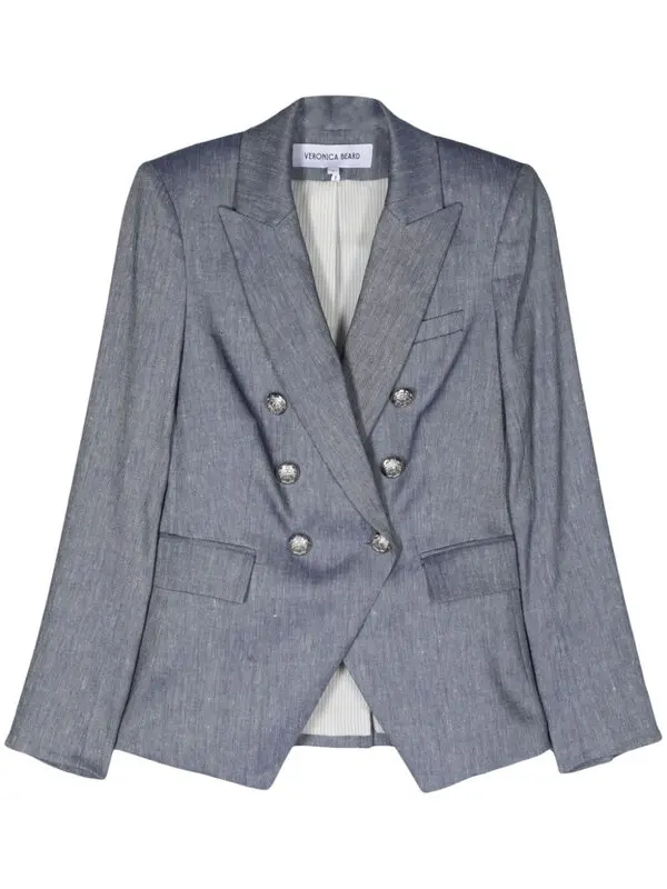 Veronica Beard Dickey Double-breasted Blazer