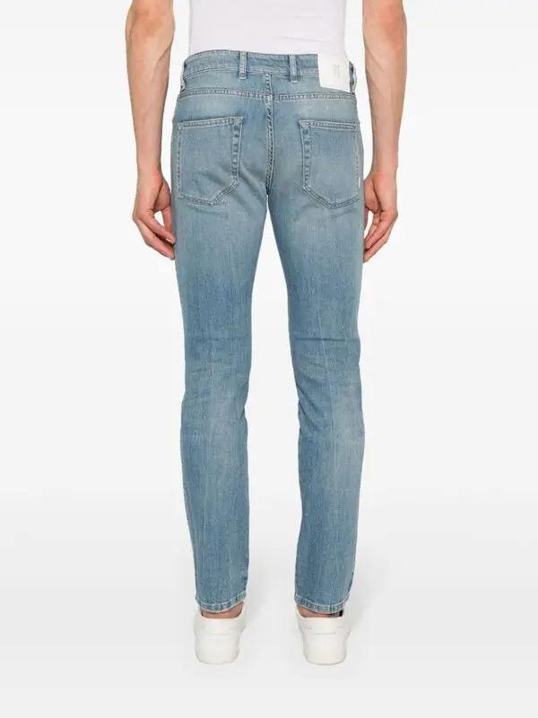 PT TORINO Stonewashed Slim-cut Jeans - Blue