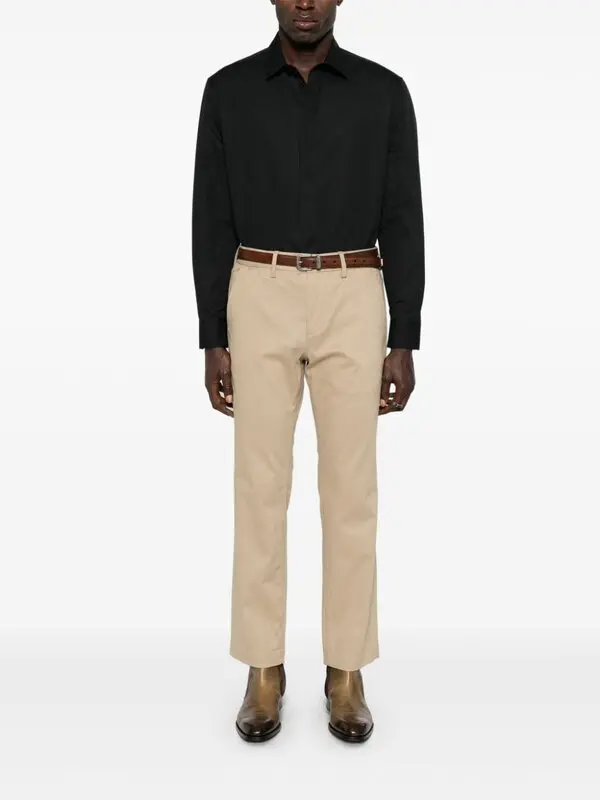 Saint Laurent Strech-cotton Chino Trousers