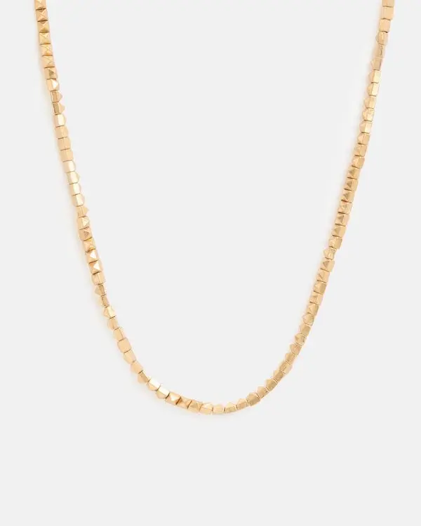 ALLSAINTS Kay Pyramid Studded Chain Necklace