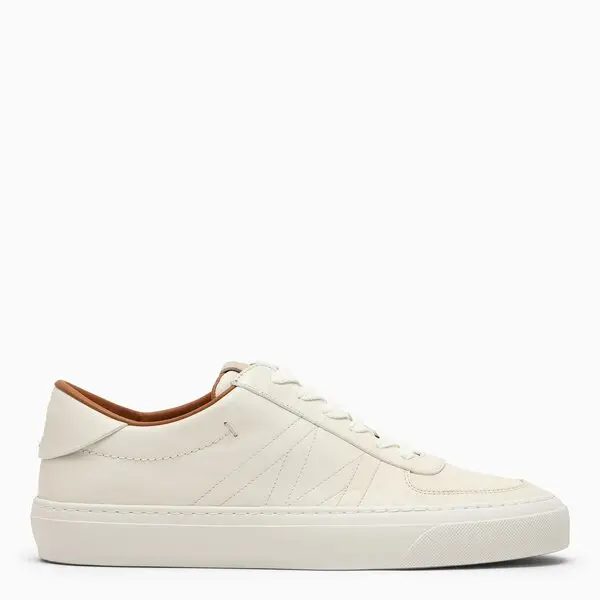 Moncler Monclub White Leather Trainer