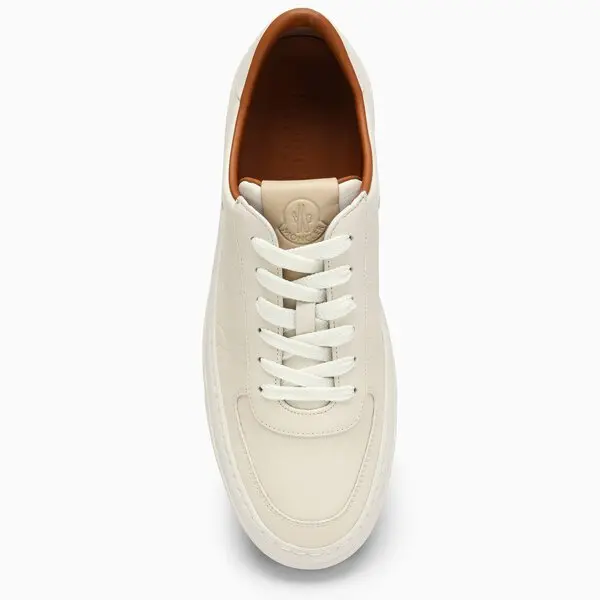 Moncler Monclub White Leather Trainer
