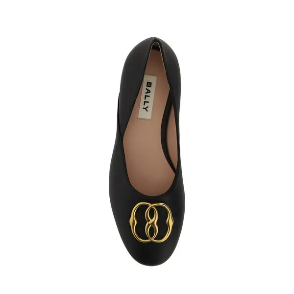 Bally Leather Ballerina Flats