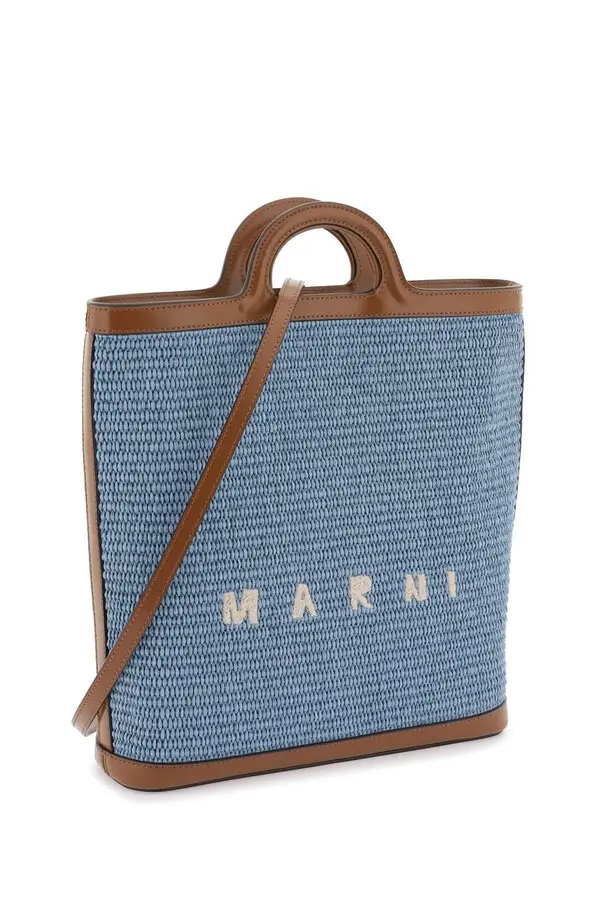 Marni Tropicalia Handbag - Brown,light Blue