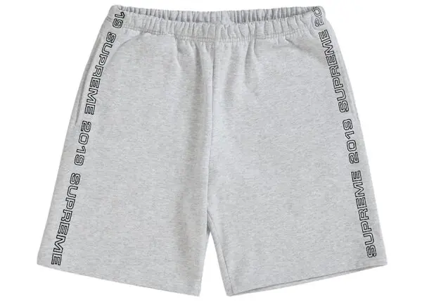 Supreme Topline Sweatshort - Ash Grey