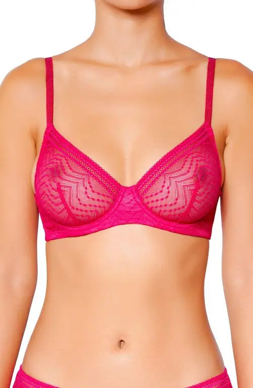 HUIT Eclantante Lace Underwire Bra - Fushia