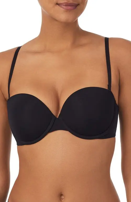 Dkny Smooth Strapless Underwire Push-up Bra - Black