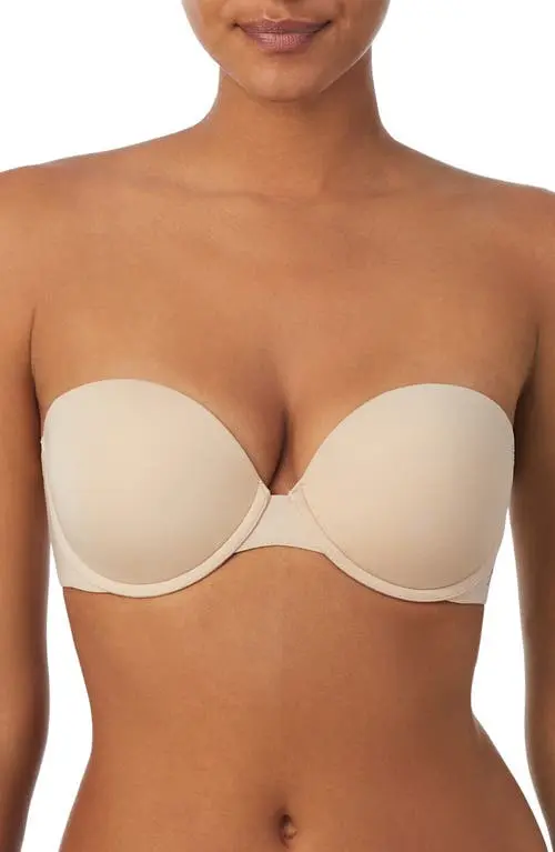 Dkny Smooth Strapless Underwire Push-up Bra - Cashmere