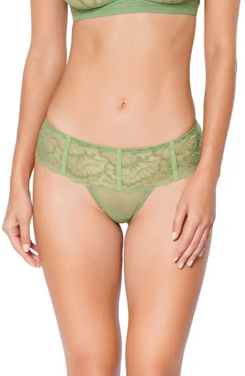 HUIT Lenna Lace Thong - Green