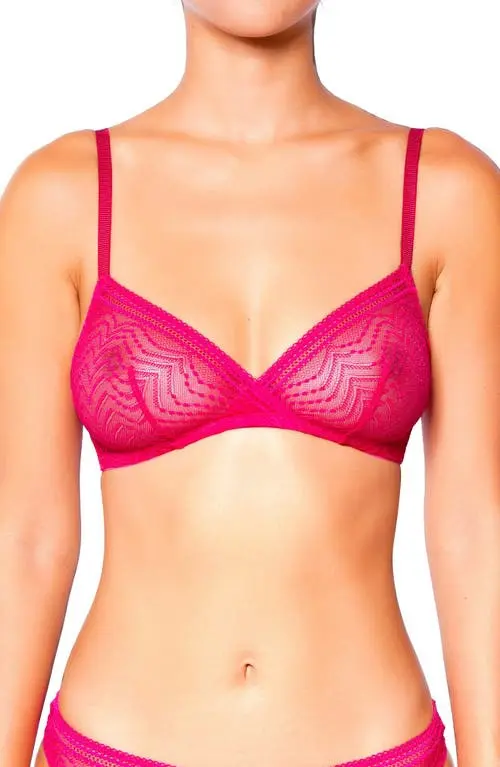 HUIT Eclantante Lace Bra - Fushia