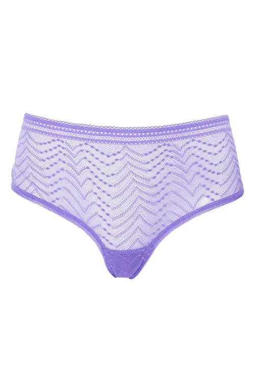 HUIT Eclatante Lace Shorty Briefs - Purple