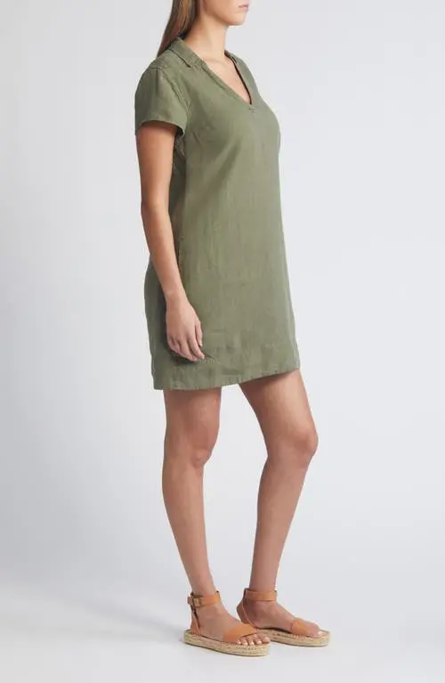 Tommy Bahama Two Palms Linen Shift Dress - Tea Leaf