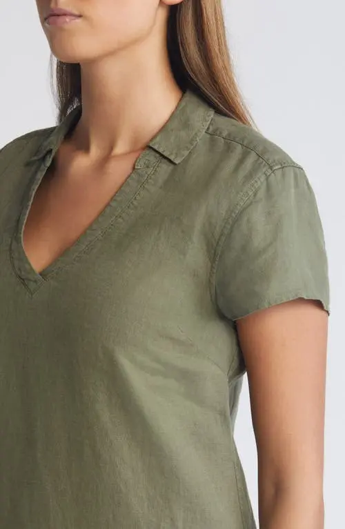 Tommy Bahama Two Palms Linen Shift Dress - Tea Leaf
