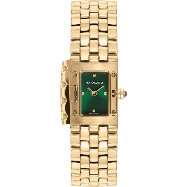 FERRAGAMO Secret Bracelet Watch - Ip Yellow Gold