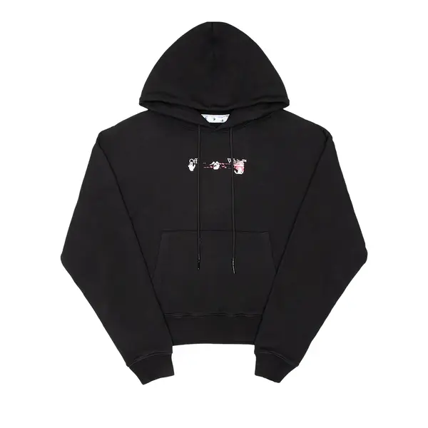 Off-White Acrylic Arrow Over Hoodie - Black